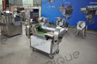 China 1.55 kw Double-Head Vegetable Cutting Machine for Fast and Meal Prep in Restaurants for sale