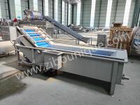 China 1000-1500kg/h Capacity Salad Leaf Vegetable Washing Machine for Fruit and Vegetables for sale