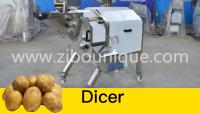 China Industrial Onion Cutting Machine with 1.5kw Electric Vegetable Cube Cutter Efficiency for sale