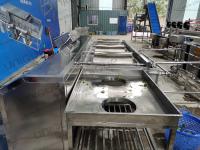 China 1000kg/h Industrial Tomato Washing Machine Corn Fruit Washer Vegetable Onion Washer Cleaning Machine for sale