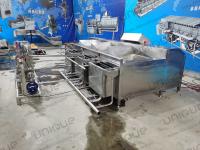 China 1000kg/h Industrial Tomato Washing Machine Corn Fruit Washer Vegetable Onion Washer Cleaning Machine for sale