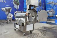 China 1.55 Kw Automatic Double-Head Vegetable Cutting Dicing Slicing Shredding Machine for sale