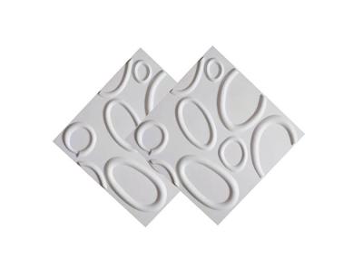 China Modern 3D PVC Wall Panels 19.7x19.7 Inches Fireproof Waterproof for Home Interior Decoration for sale