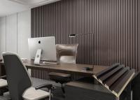 China WPC Wall Panel 16cm x 2.5cm x 3m Luxury Hollow Wood Plastic Cladding for Home Decoration for sale