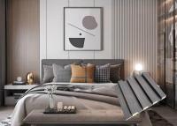 China WPC Wall Panel 16cm x 2.5cm x 3m Luxury Hollow Wood Plastic Cladding for Home Decoration for sale