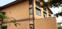 China Outdoor WPC Wall Panel 219mm x 26mm Exterior Cladding - 2.9M Length with Snap-Lock Installation for sale