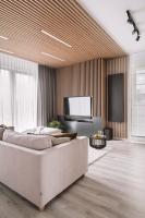 China WPC Wood Grain Laminated Wall Panel 16cm x 2.5cm x 3m for Interior Decoration - Water Resistant & Eco-Friendly for sale
