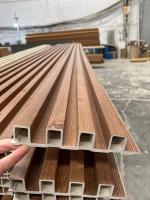 China WPC Wood Grain Laminated Wall Panel 16cm x 2.5cm x 3m for Interior Decoration - Water Resistant & Eco-Friendly for sale