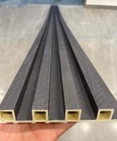 China Interior WPC Decorative Wall Panel 2900×160×24mm Waterproof Wood Plastic Composite Material for sale