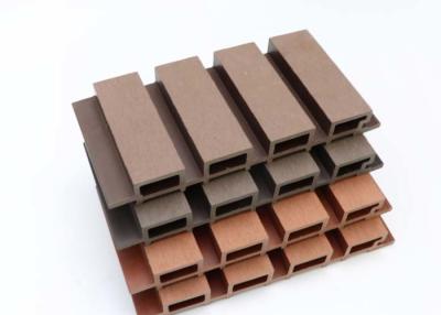 China Outdoor Fluted WPC Wall Panel 219mm x 26mm Exterior Cladding Composite Board for sale