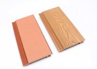 China Outdoor Fluted WPC Wall Panel 219mm x 26mm Exterior Cladding Composite Board for sale