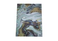 China 1220x2440mm High Glossy PVC Marble Sheet with UV Coating - 3mm Thickness for Interior Wall Panels for sale