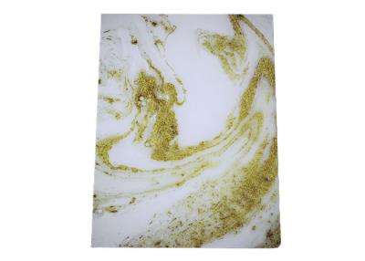 China 1220x2440mm High Glossy PVC Marble Sheet with UV Coating - 3mm Thickness for Interior Wall Panels for sale