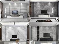 China 1220x2440mm High Glossy PVC Marble Sheet with UV Coating - 3mm Thickness for Interior Wall Panels for sale