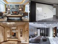 China 1220x2440mm High Glossy PVC Marble Sheet with UV Coating - 3mm Thickness for Interior Wall Panels for sale
