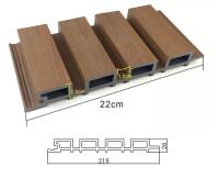 China WPC Outdoor Composite Exterior Wall Panels - 3M Length, PVC Wood Cladding with Multiple Color Options for sale