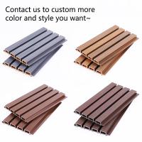 China WPC Outdoor Composite Exterior Wall Panels - 3M Length, PVC Wood Cladding with Multiple Color Options for sale