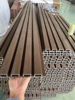 China 3D Hollow Grooved WPC Fluted Wpc Acoustic Wall Panels Cladding Outdoor Wall Decoration for sale