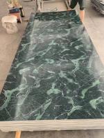China UV Coating PVC Marble Sheet 1220x2440mm 2-6mm Thickness Fire-Retardant Waterproof Interior Wall Panel for sale
