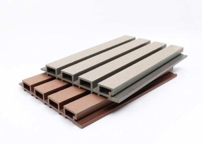 China 219x26mm Waterproof WPC Exterior Wall Panel 3 Meter Length Wood Plastic Composite Cladding for sale