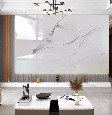 China PVC UV Marble Sheet 1220x2440x3mm - Waterproof Decorative Panel for Interior Walls for sale