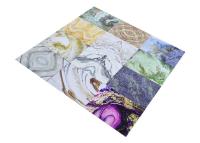 China 3mm 4x8 PVC UV Marble Sheet 1220x2440mm for Indoor Wall Decor - Waterproof & Fire-Retardant for sale