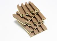 China 15cmx9mm Interior WPC Wall Panel 16.5cmx2.5cm Waterproof Fluted Wall Panel for sale