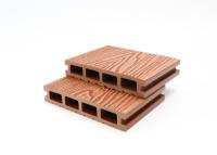 China 140x25mm WPC Composite Decking - Weather Resistant Wood Plastic Flooring with 3D Wood Grain Texture for sale