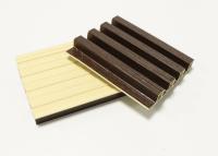 China Wooden Grain Indoor Flute PVC Interior WPC Wall Panel For Decoration for sale