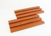 China Wooden Grain Indoor Flute PVC Interior WPC Wall Panel For Decoration for sale