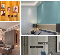 China waterproof Interior WPC Wall Panel for Indoor Wall Decoration Easy Installation and Maintenance Free for sale