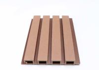 China Exterior 3D Wall Panel 140mm-146mm Wooden Grain WPC Siding - Fire Retardant & Waterproof for sale