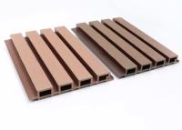 China Exterior 3D Wall Panel 140mm-146mm Wooden Grain WPC Siding - Fire Retardant & Waterproof for sale