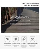 China Exterior 3D Wall Panel 140mm-146mm Wooden Grain WPC Siding - Fire Retardant & Waterproof for sale