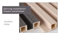 China Wood Substitute WPC Louvered Fluted Wall Panels Elegant Versatile for sale