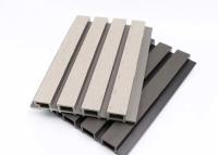 China Wood Plastic Composite Exterior Wall Panel Co Extruded Fluted WPC Cladding Panel for sale