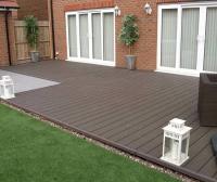 China Wood Plastic Composite Exterior Wall Panel Co Extruded Fluted WPC Cladding Panel for sale