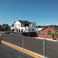 China Outdoor WPC Wall Panel 219x26mm - Wood Plastic Composite Exterior Cladding with B1 Flame Retardant for sale