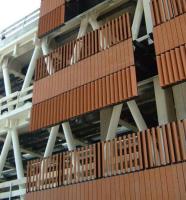 China Outdoor WPC Wall Panel 219x26mm - Wood Plastic Composite Exterior Cladding with B1 Flame Retardant for sale