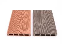 China 18mm Hide Frame WPC Decking 140x25mm with 3D Embossing - Easy Installation Garden Flooring for sale