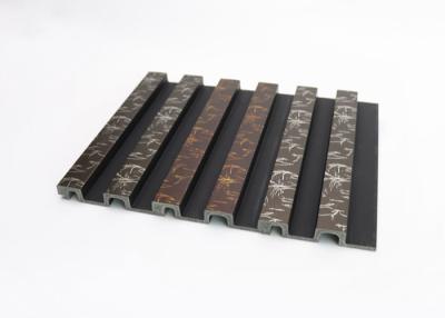China Wooden Color Decorative Wall Panel Polystyrene 3D PS Fluted Wall Panel Wallboard for sale