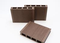 China Fireproof WPC Decking 140x25mm Wood Grain Waterproof Outdoor Composite Flooring with 30% HDPE Material for sale