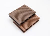 China 3D Embossed Wood Grain WPC Decking Outdoor Wooden Plastic Composite Flooring for sale