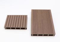 China 3D Embossed Wood Grain WPC Decking Outdoor Wooden Plastic Composite Flooring for sale