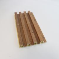 China Fluted Interior WPC Wall Panel Indoor Decor Wood Plastic Composite PVC Coating Cladding for sale