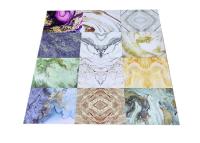 China PVC UV Marble Sheet 1220x2800mm Waterproof Wall Panel with B1 Fire Rating and 3H Hardness for sale