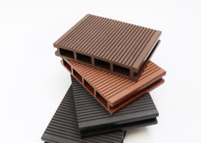China Co-Extrusion WPC Hollow Composite Decking Board 140-150mm Width with UV Resistance for sale