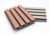 China 3D Hollow Grooved WPC Fluted Wpc Acoustic Wall Panels Cladding Outdoor Wall Decoration for sale