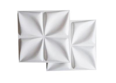 China Fire Prevention Waterproof 3D PVC Wall Panels 19.7x19.7 Inch with Sound Absorption and Thermal Insulation for sale