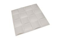 China Fire Prevention Waterproof 3D PVC Wall Panels 19.7x19.7 Inch with Sound Absorption and Thermal Insulation for sale